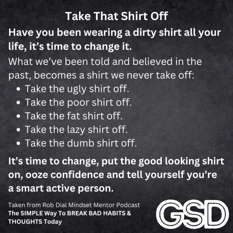 Are You Still Wearing the Dirty Shirt Someone Else Picked for You ...